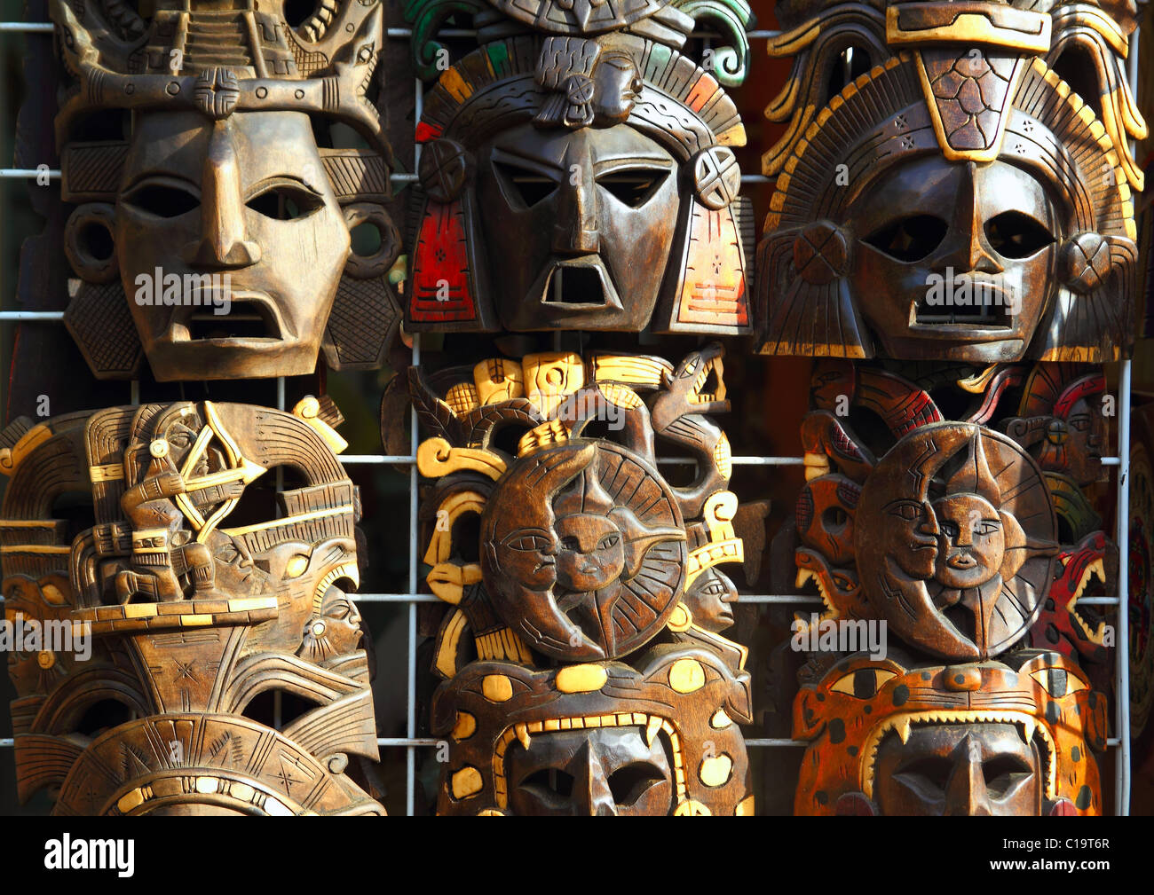 Mayan wood craft hi-res stock photography and images - Alamy