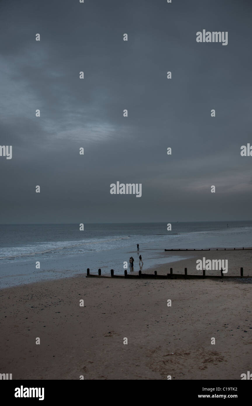 Miserable on a cold beach hi-res stock photography and images - Alamy