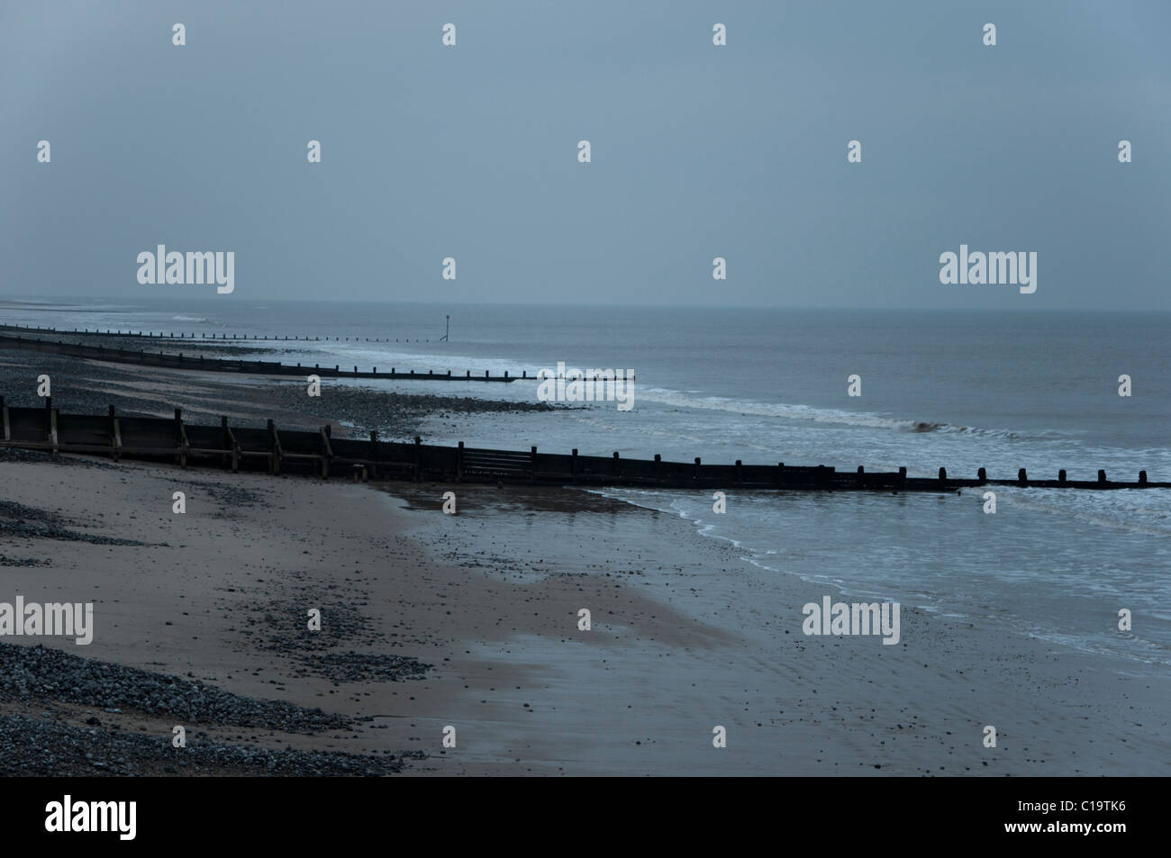 Miserable on a cold beach hi-res stock photography and images - Alamy