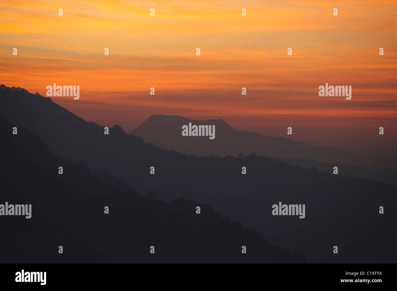Munnar kerala sunset hi-res stock photography and images - Alamy