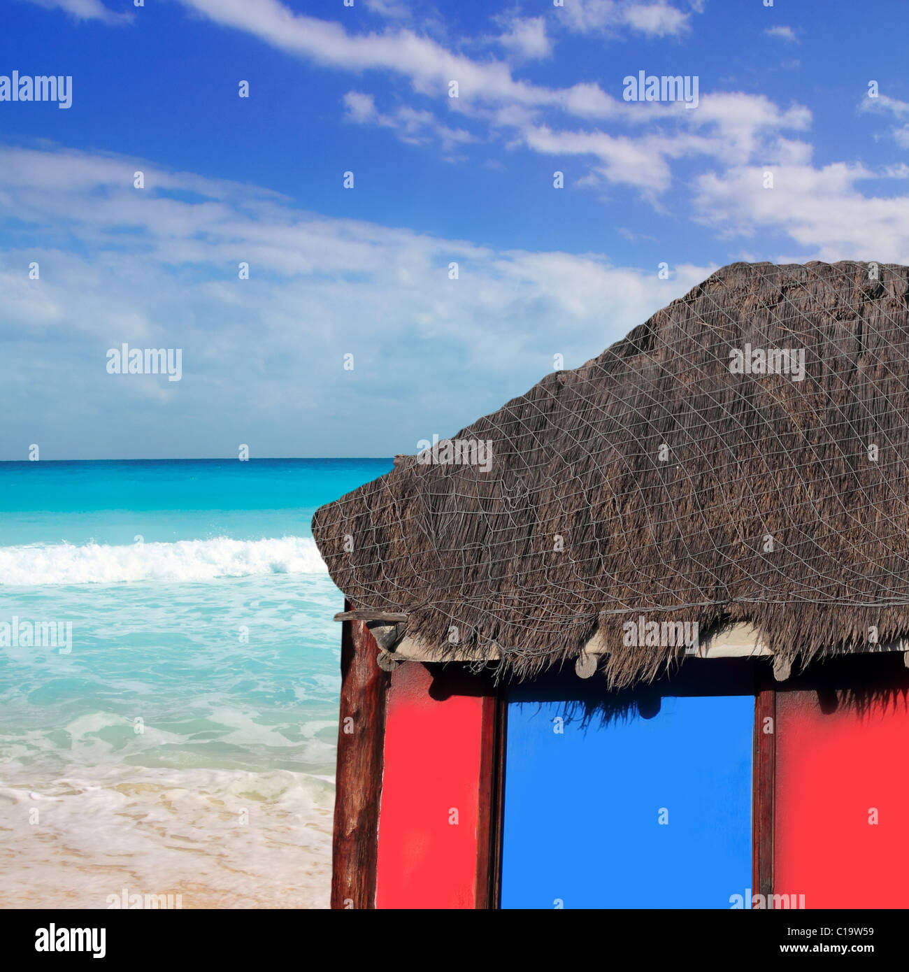 Red mexican hut hi-res stock photography and images - Alamy