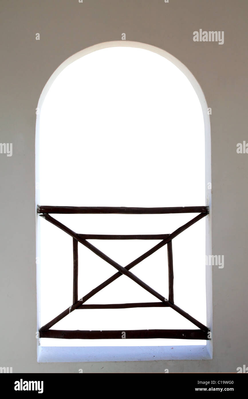 arch balcony white window isolated on white background Stock Photo - Alamy