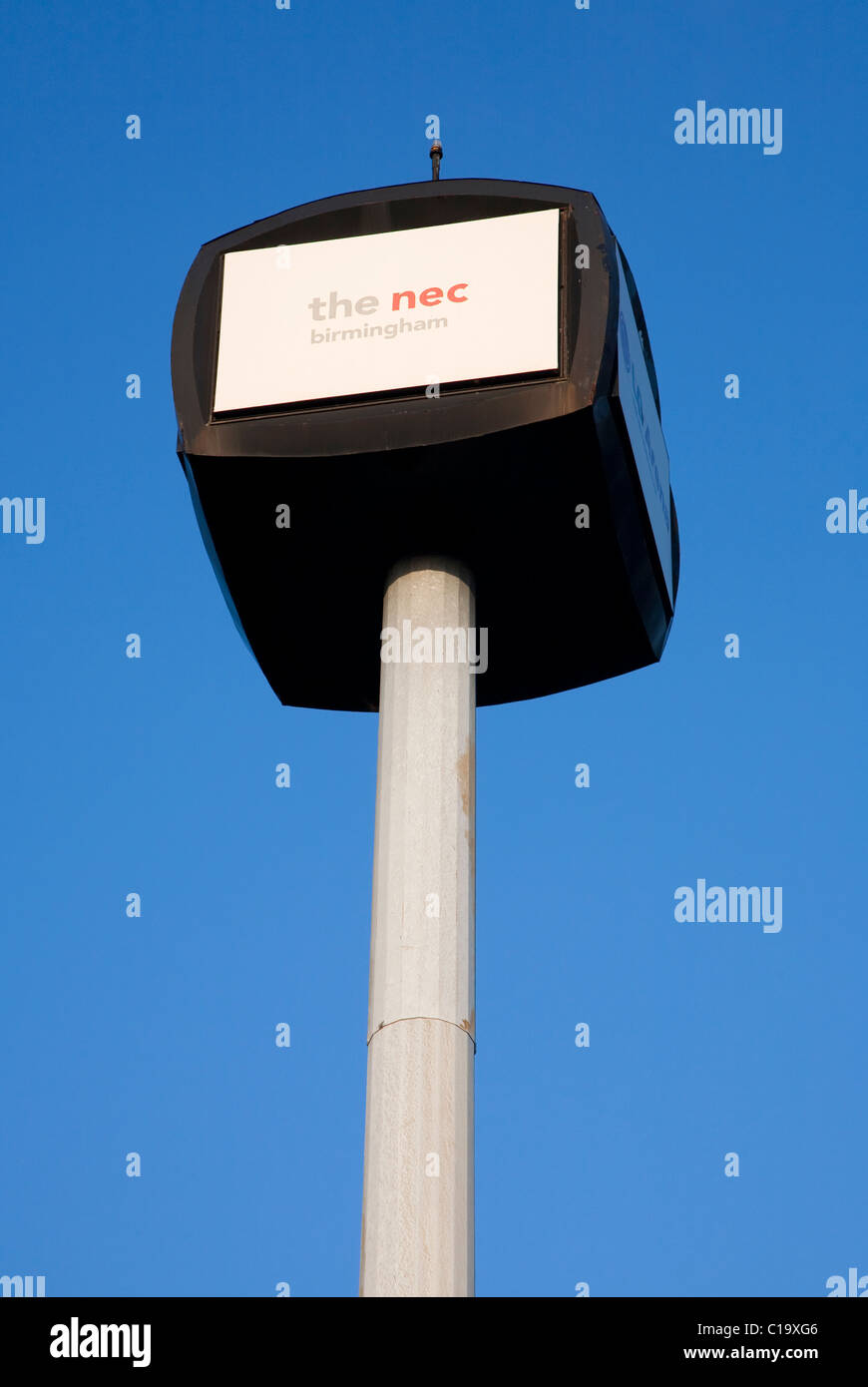 Column at the NEC Stock Photo - Alamy