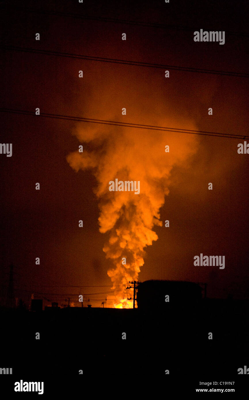 Explosion fire fukushima hi-res stock photography and images - Alamy