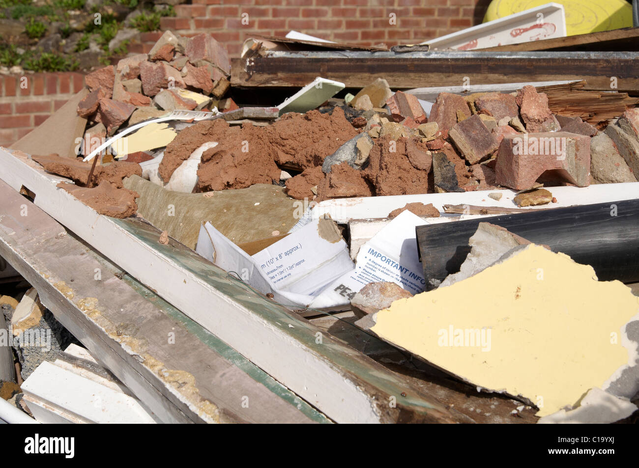 Skip rubble hi-res stock photography and images - Alamy