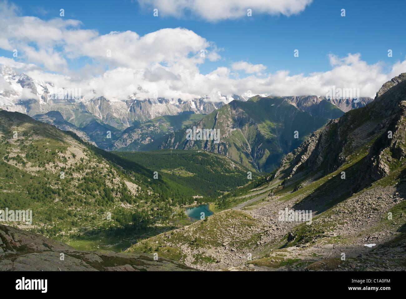 Summer landscape in italian alps hi-res stock photography and images ...