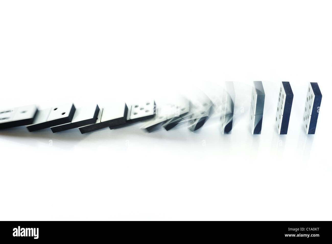 Cause and effect domino hi-res stock photography and images - Alamy