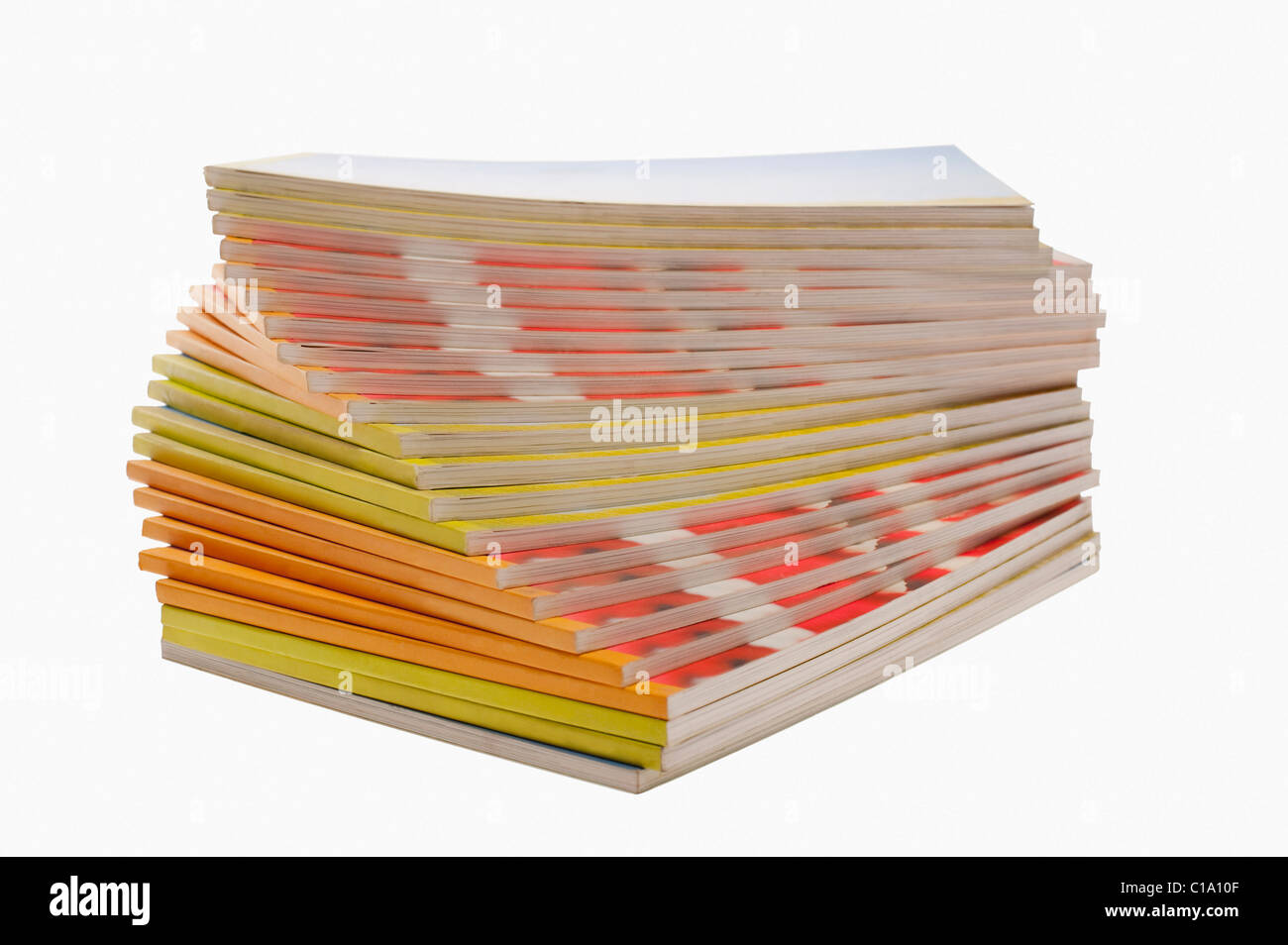 Close-up of a stack of books Stock Photo - Alamy