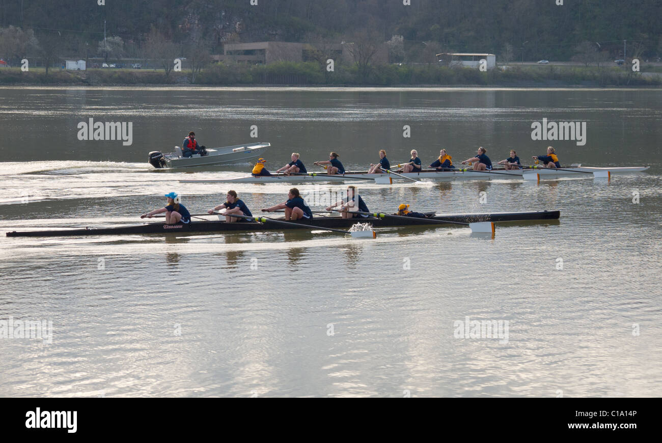 Knoxville, Tennessee, USA - March 13, 2011: Members of the University ...