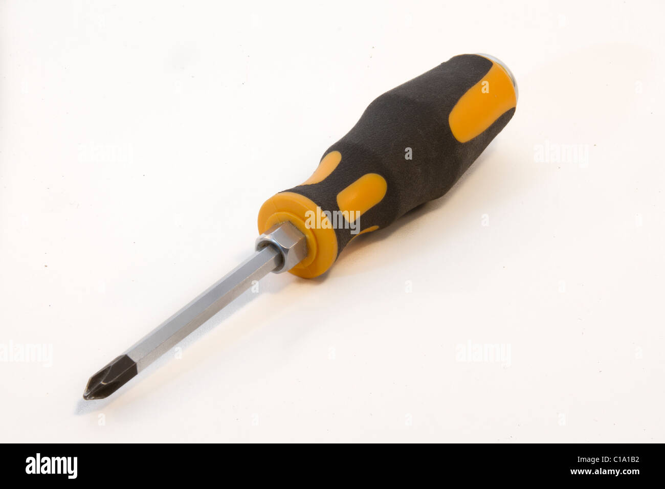 Screwdriver isolated on a white background Stock Photo - Alamy