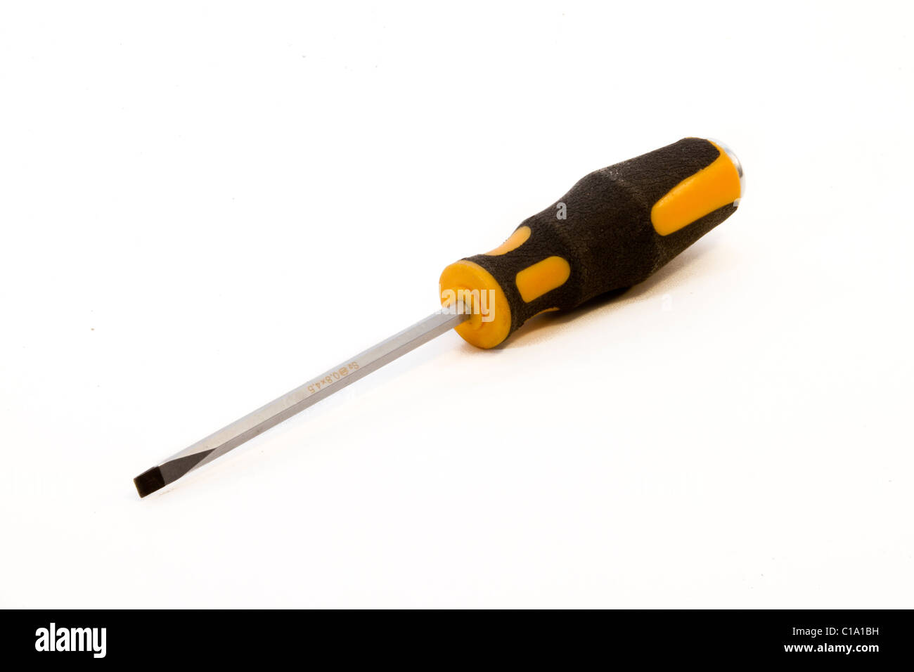 Screwdriver isolated on a white background Stock Photo - Alamy