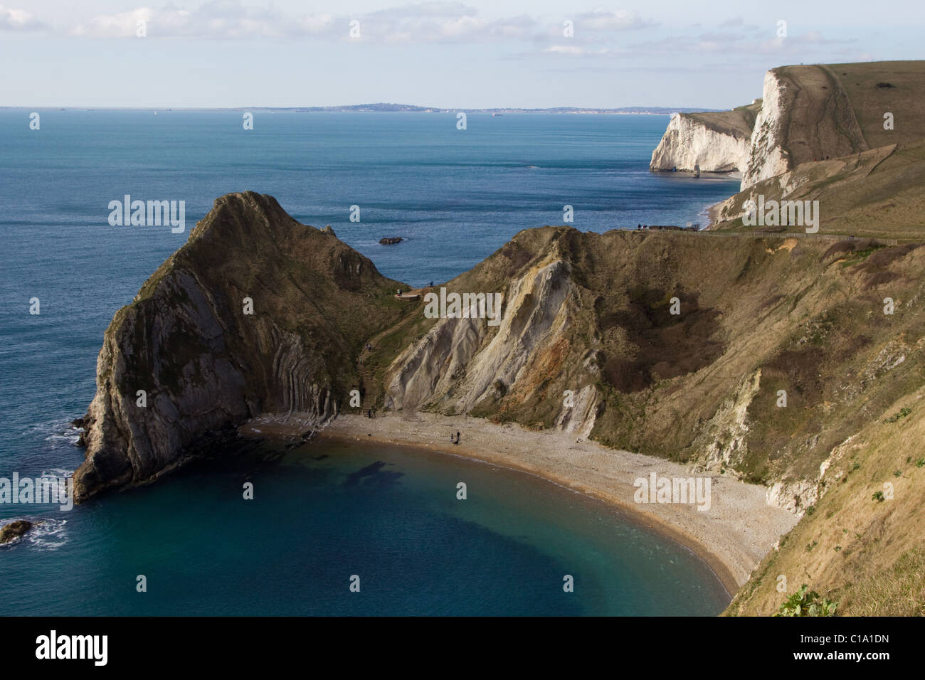 dorset jurassic coastline england uk gb Stock Photo - Alamy