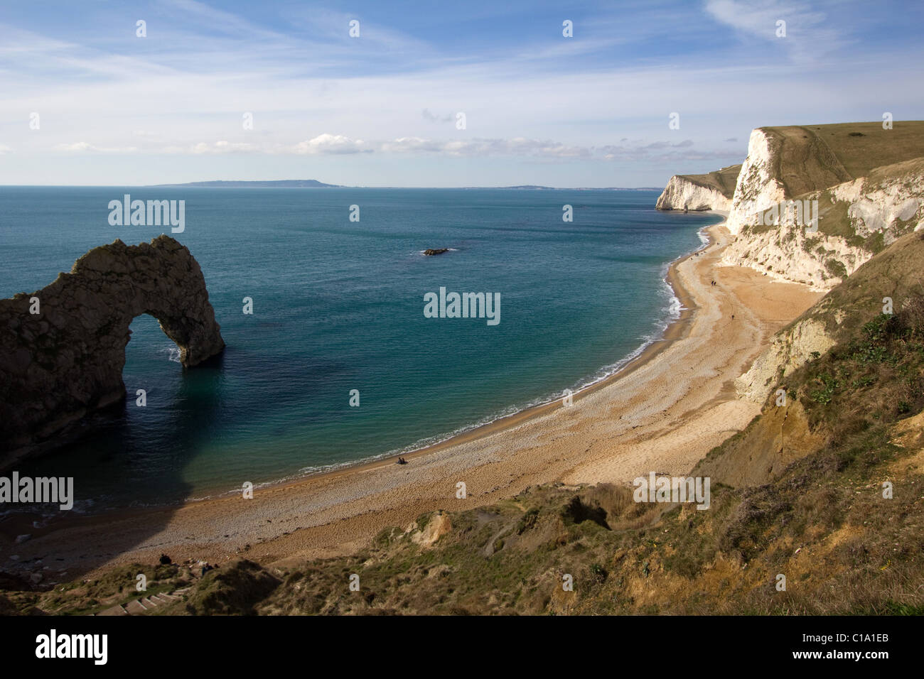 dorset jurassic coastline england uk gb Stock Photo - Alamy