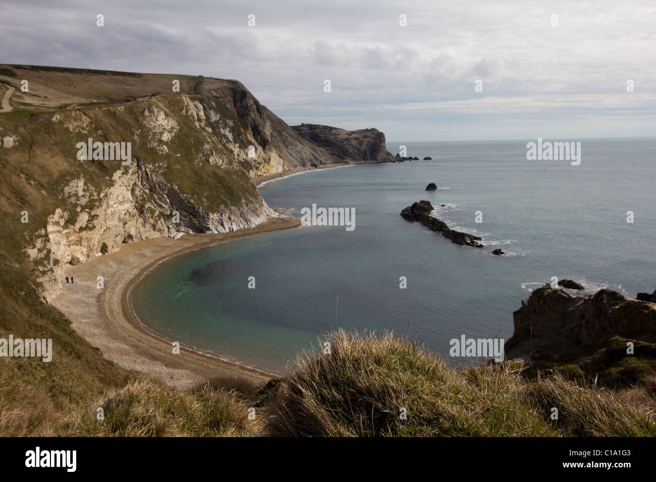 dorset jurassic coastline england uk gb Stock Photo - Alamy