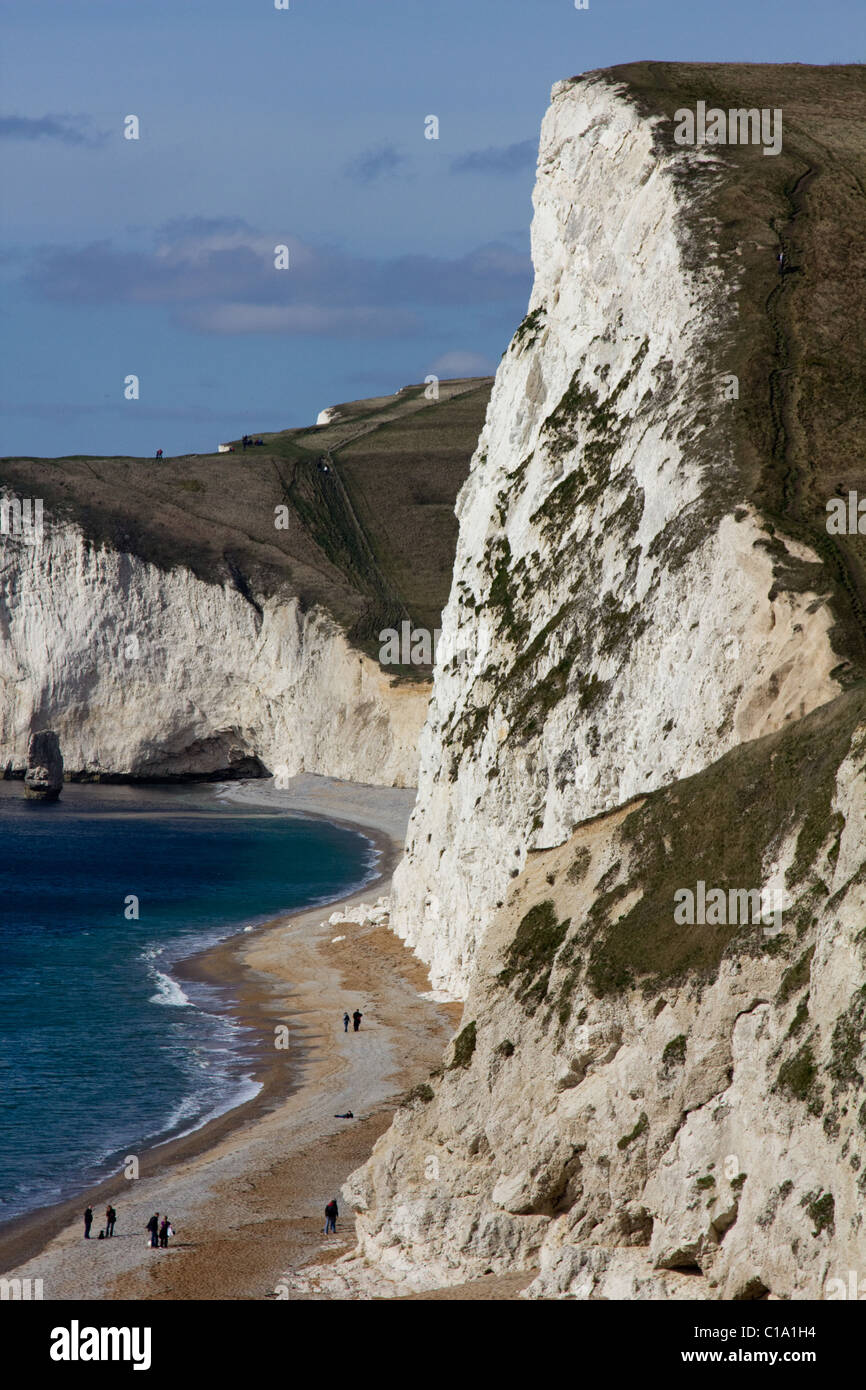 dorset jurassic coastline england uk gb Stock Photo - Alamy