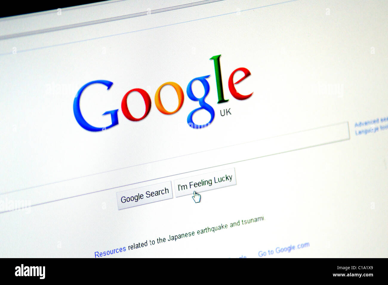 Feeling lucky google hi-res stock photography and images - Alamy