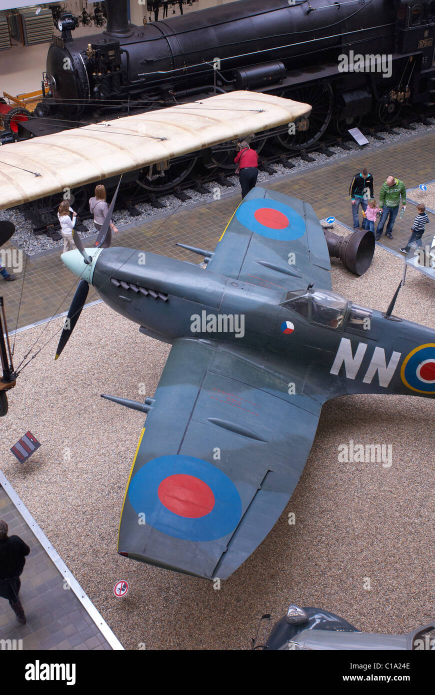Transportation hall in the National Technical Museum after ...