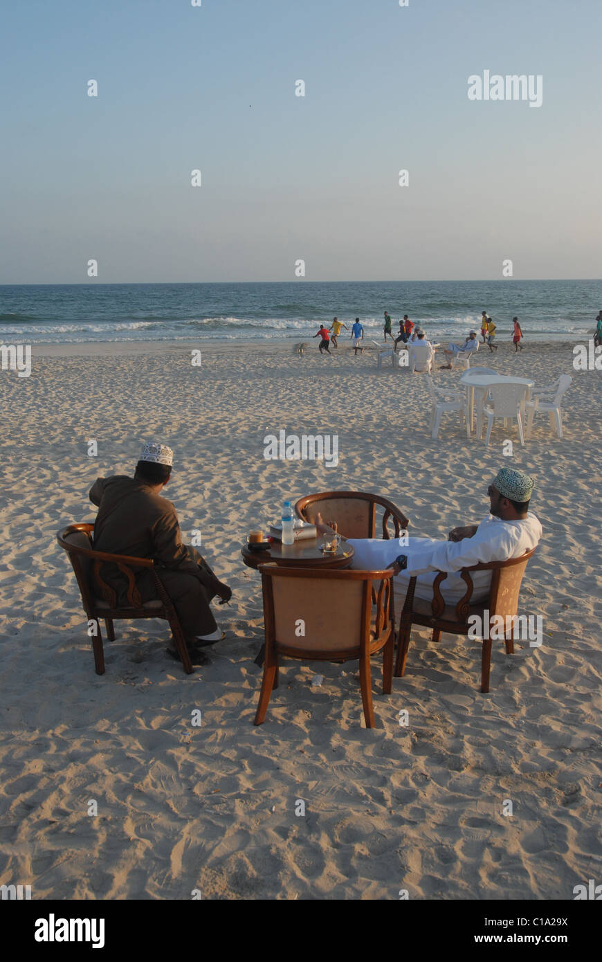 Sultan qaboos beaches fez fes football hi-res stock photography and ...