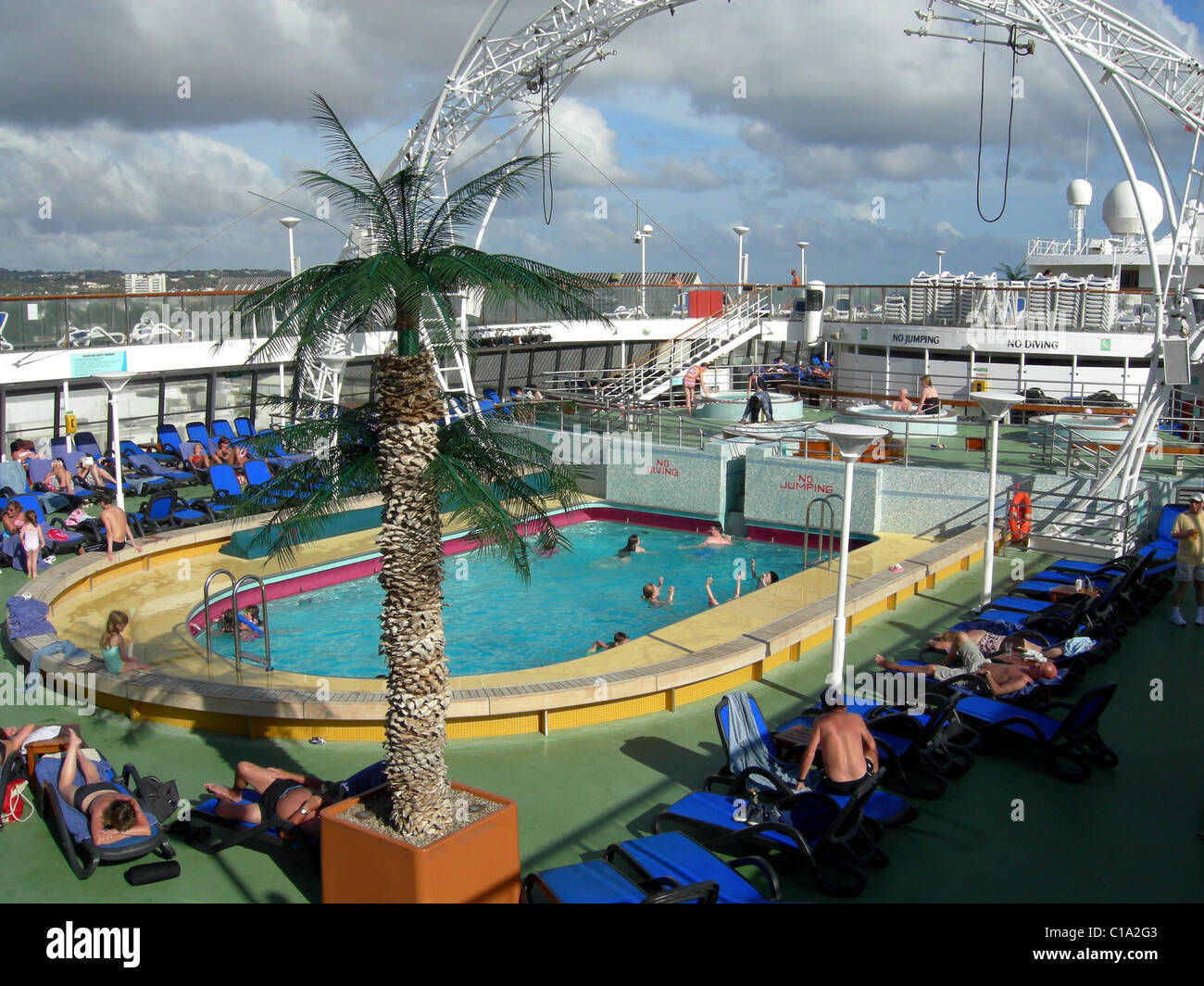 Ocean village swimming pool Stock Photo - Alamy
