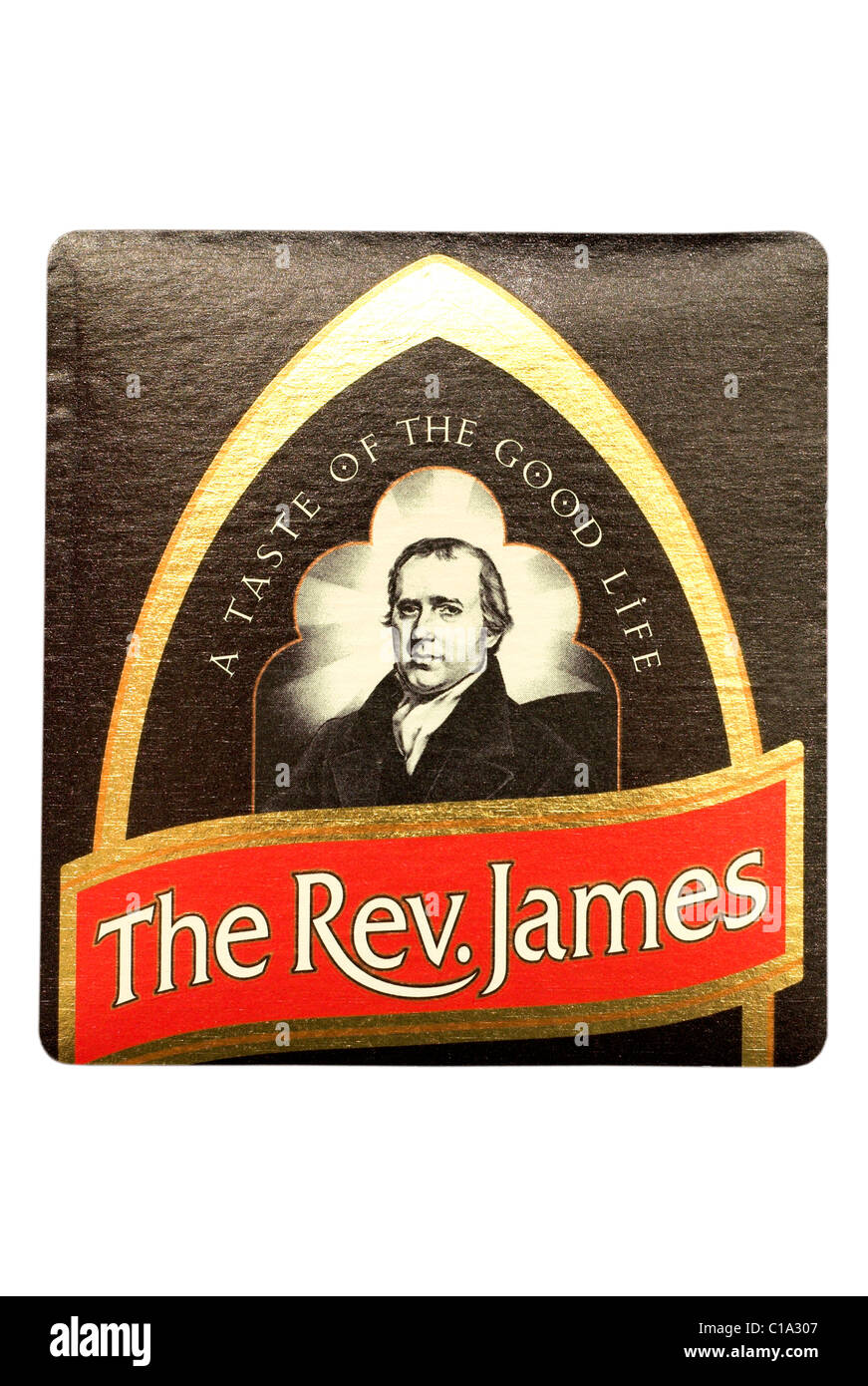 S.A. Brains The Rev. James bottle label - current @ 2010 Stock Photo ...