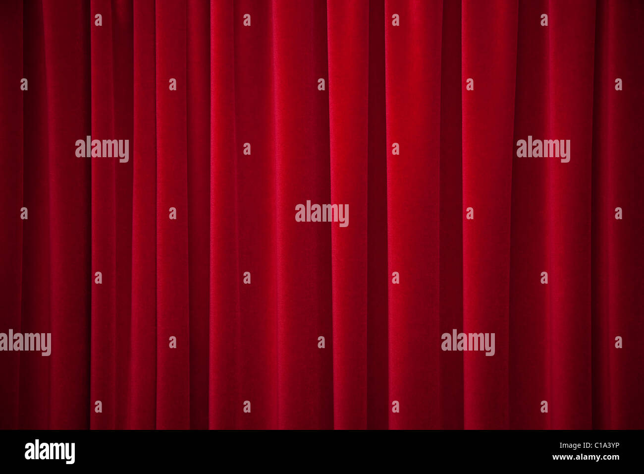 The red curtain Stock Photo - Alamy