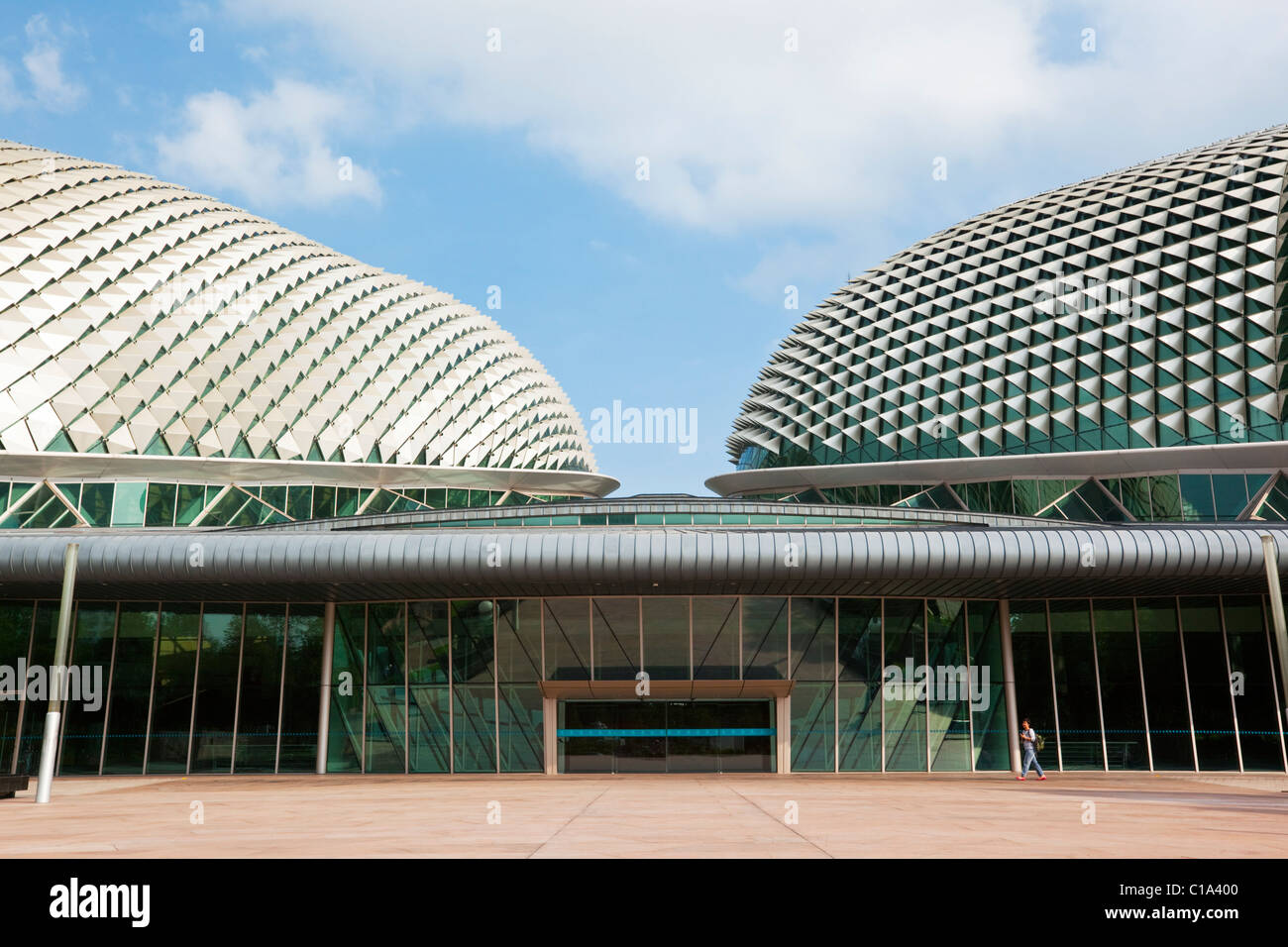 Esplanade - Theatres on the Bay building, Marina Bay, Singapore Stock ...