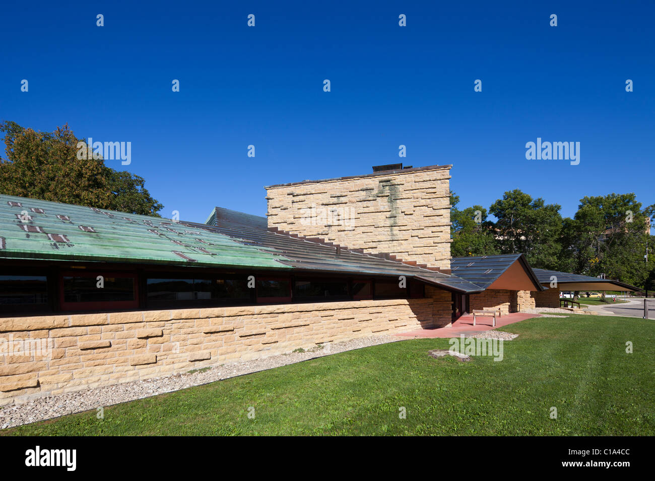 Frank lloyd wright house madison hi-res stock photography and images ...