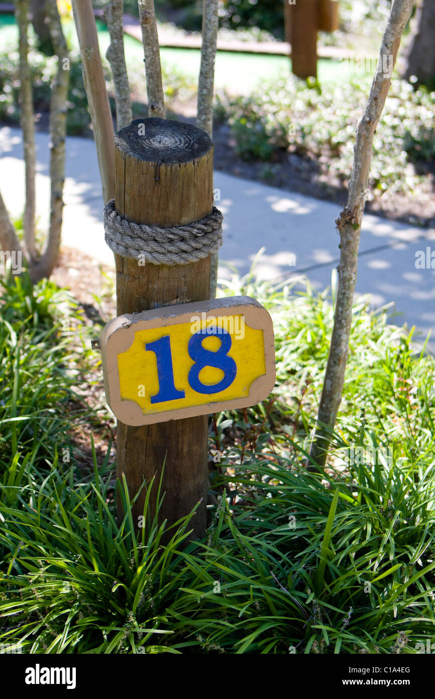 Golf Course Wood Signs