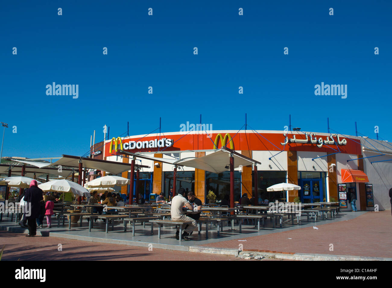 McDonalds fast food restaurant by the beach Agadir the Souss southern ...