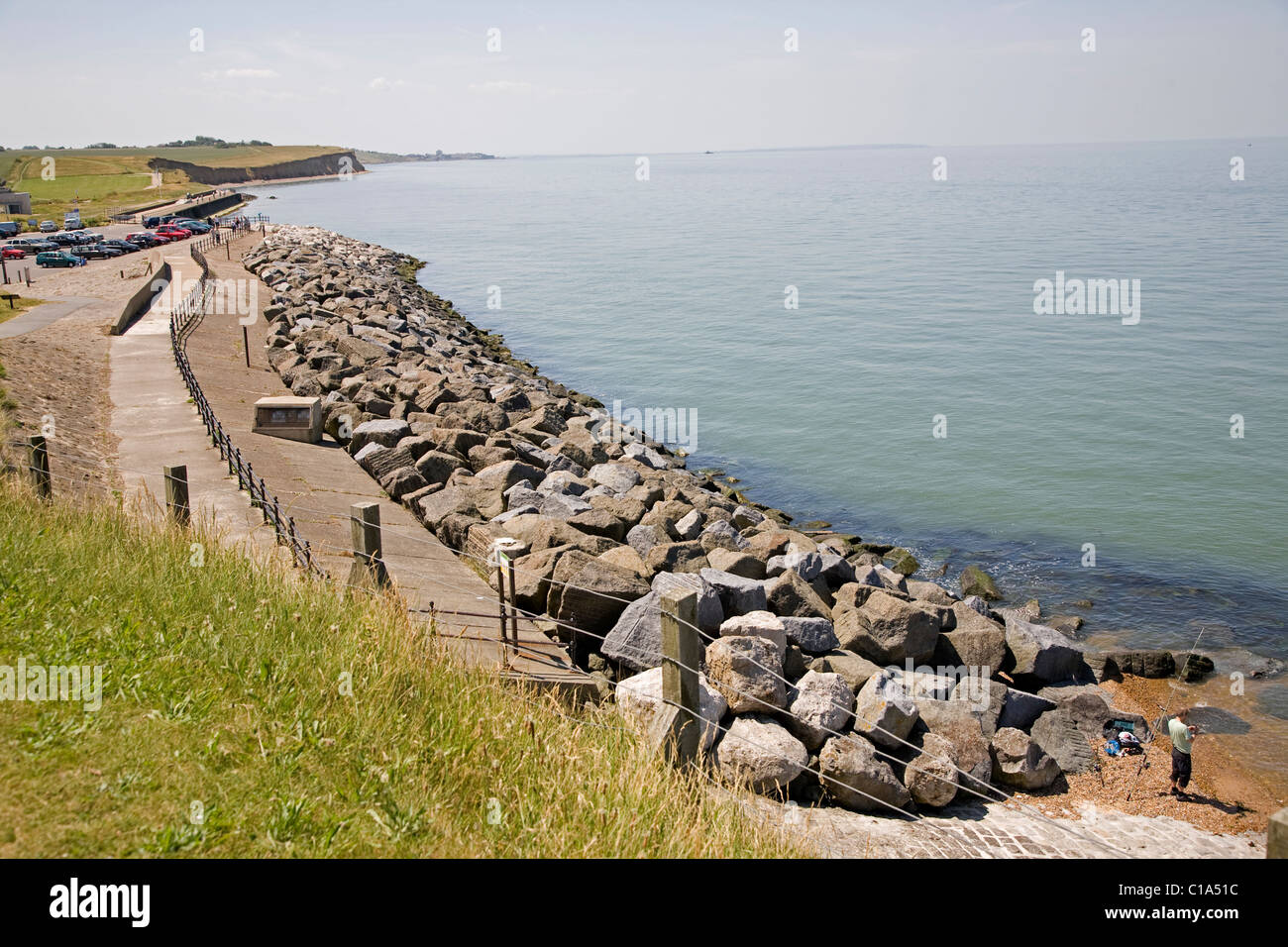 Reculver Bay, Country Park. Kent. England Stock Photo - Alamy