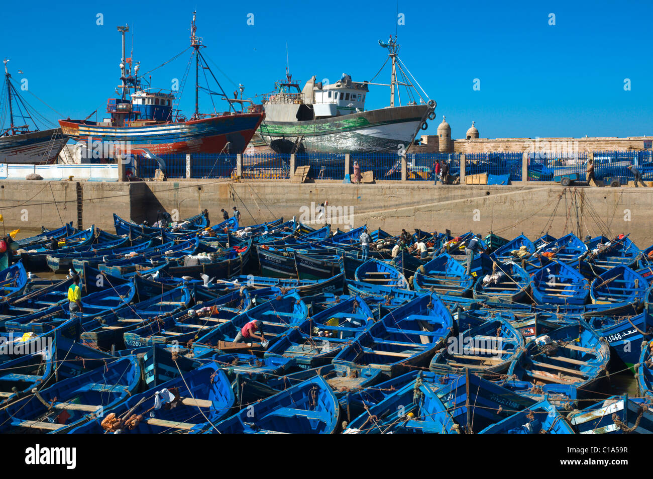 Boat african marocco hi-res stock photography and images - Alamy