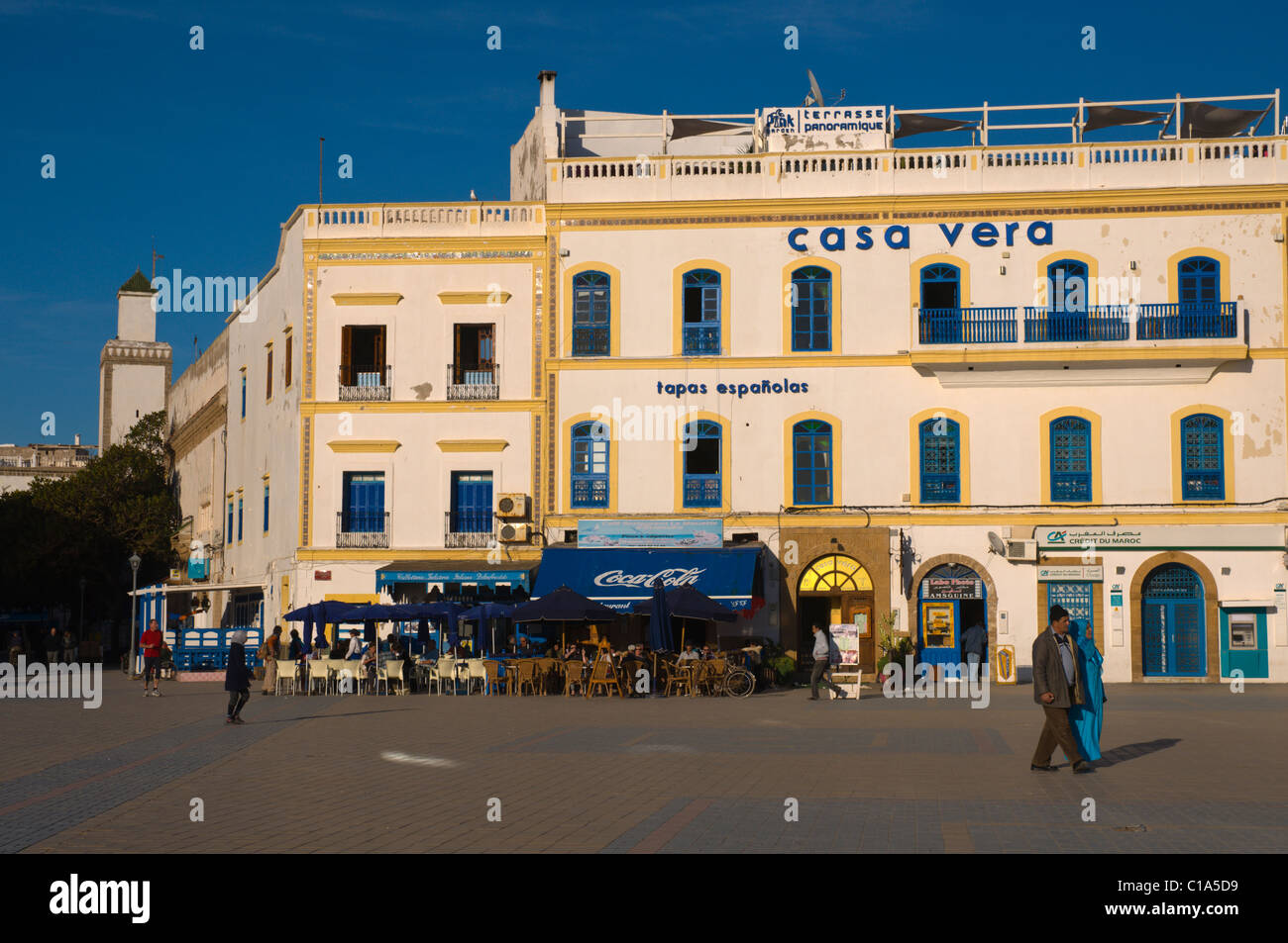 Place Moulay Hassan square Medina the old town Essaouira central ...