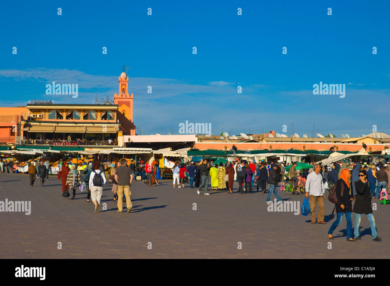 Marrakech old medina daytime hi-res stock photography and images - Alamy