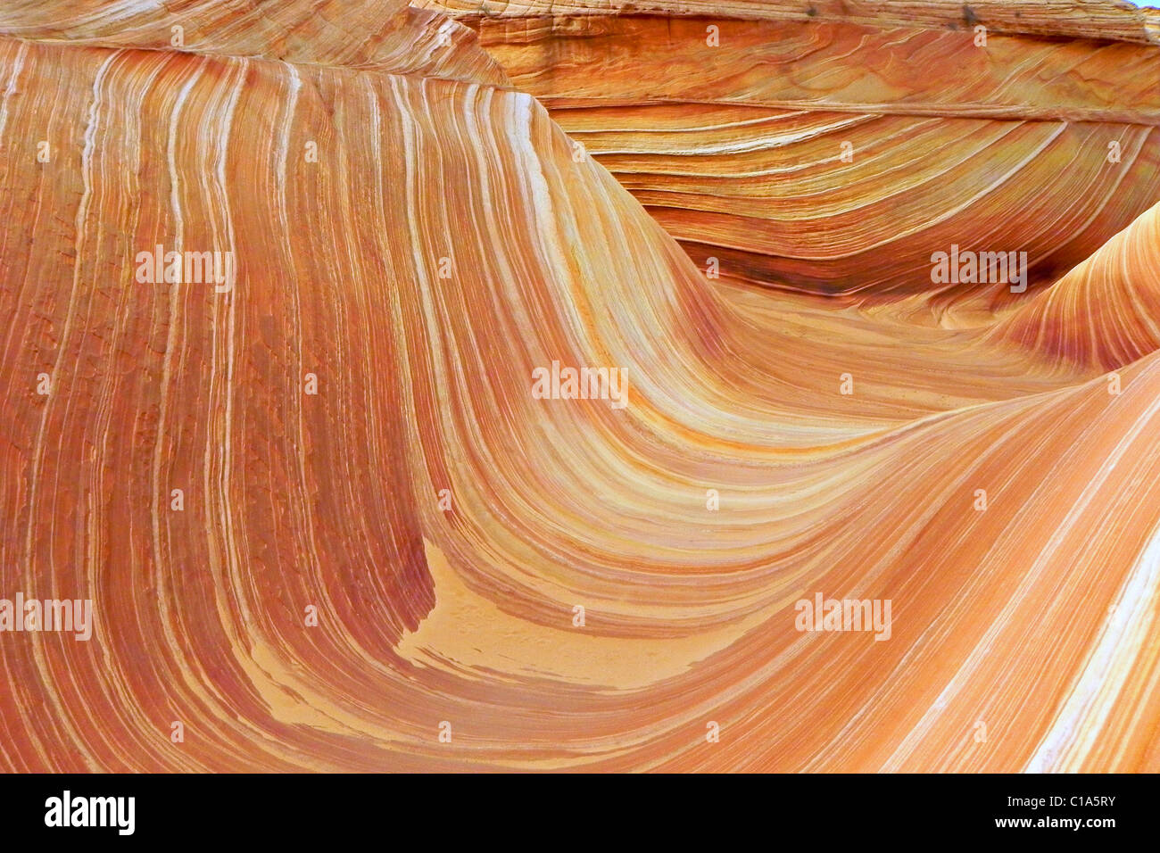 The wave in Utah in the desert lots of color Stock Photo - Alamy