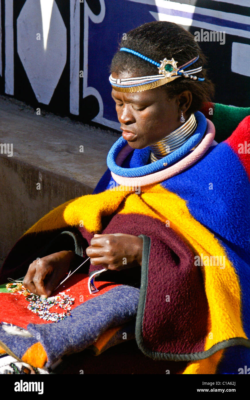 Ndebele beadwork hi-res stock photography and images - Alamy