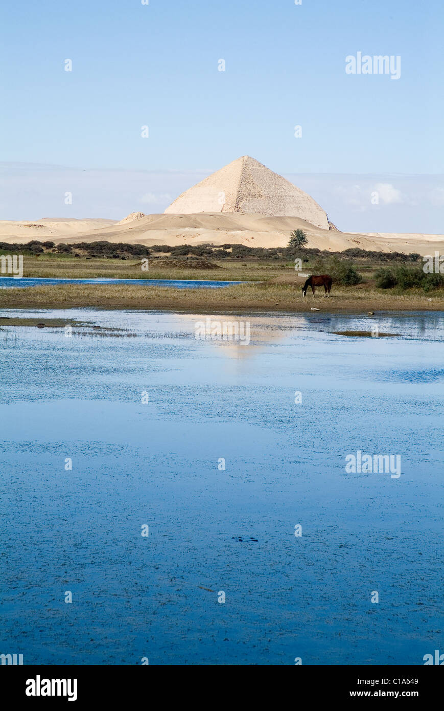 THE PYRAMID COMPLEX OF DAHSHOUR, LYING JUST 25 KMS SOUTH OF CAIRO, THE ...