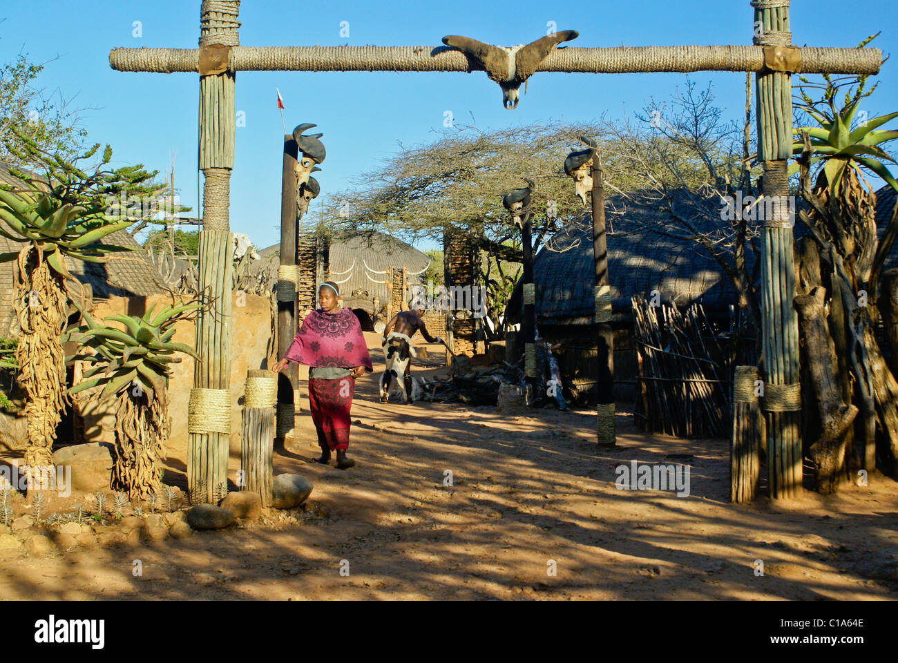 African homestead hi-res stock photography and images - Alamy