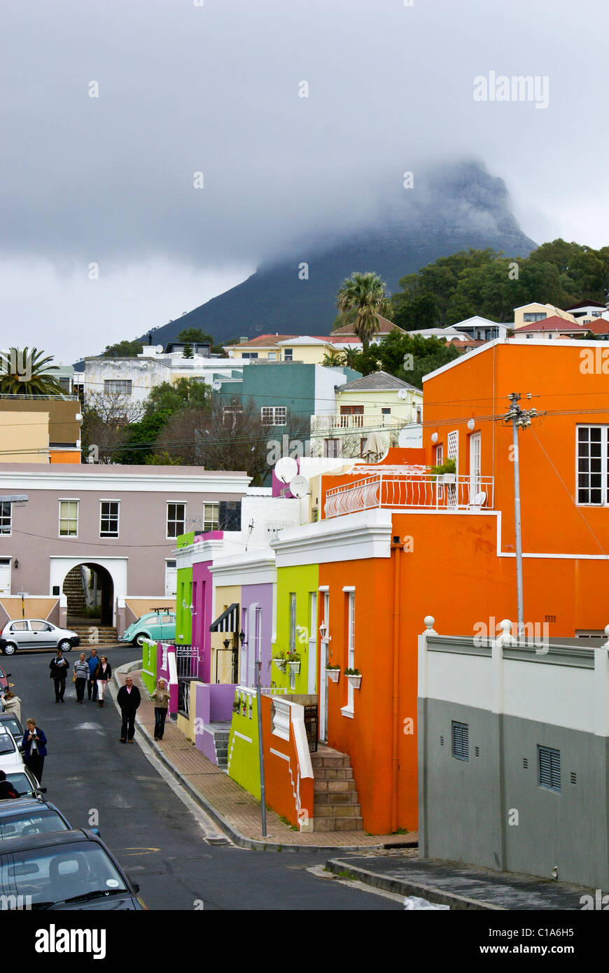 Bo-Kaap Malay Quarter, Cape Town, Western Cape, South Africa Stock ...