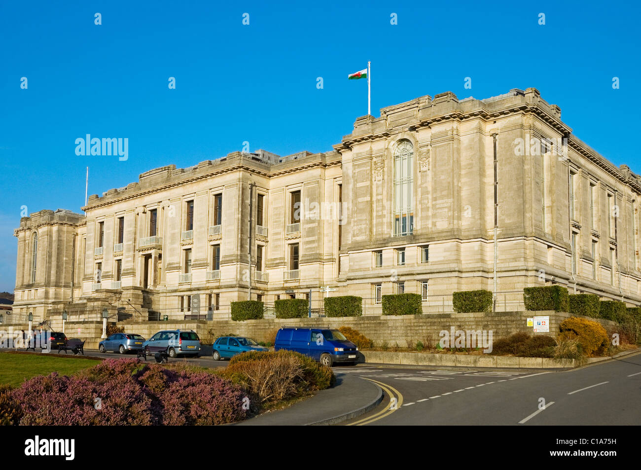 National library of wales hi-res stock photography and images - Alamy
