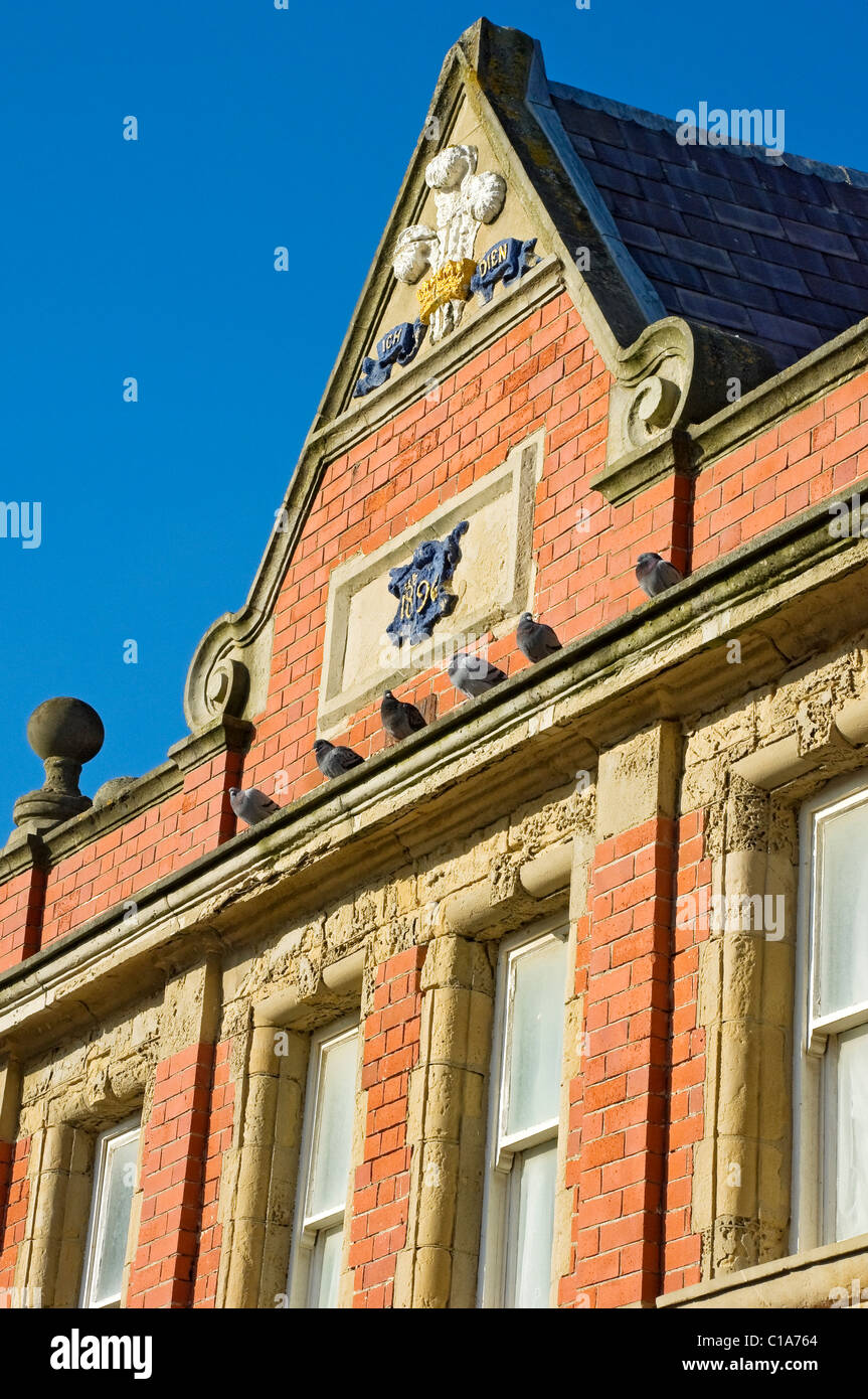 Detail on the Electric Cliff Railway building Constitution Hill ...