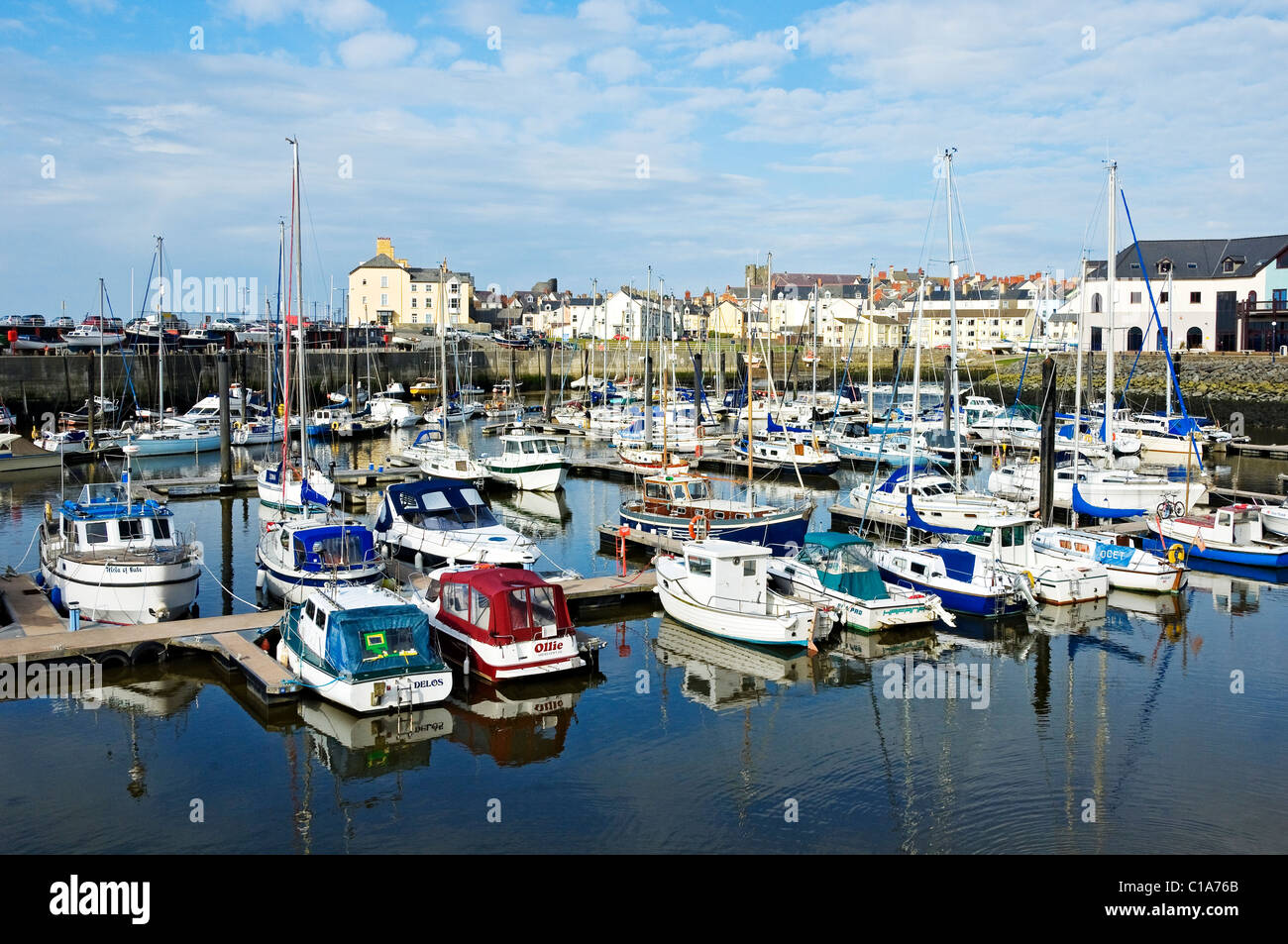 Aberystwyth marina harbour boats hi-res stock photography and images ...
