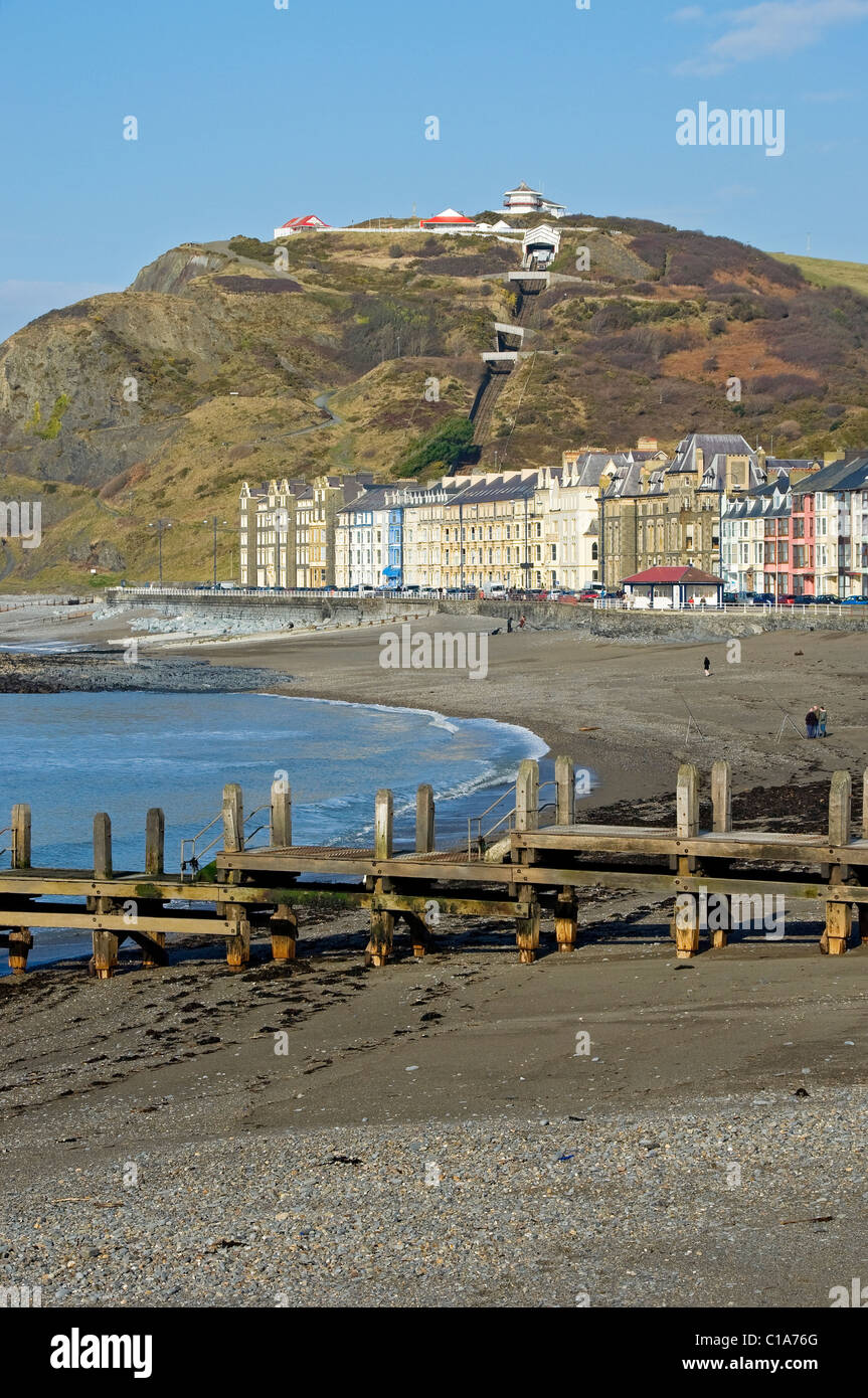 Shingle beach marine terrace aberystwyth hi-res stock photography and ...