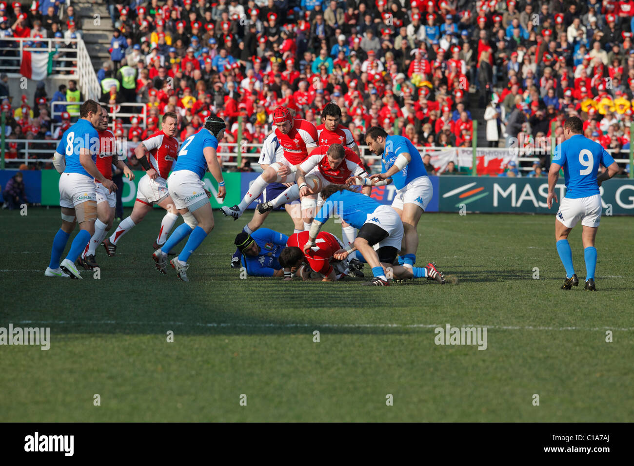 Wales italy rugby six nations hi-res stock photography and images - Alamy