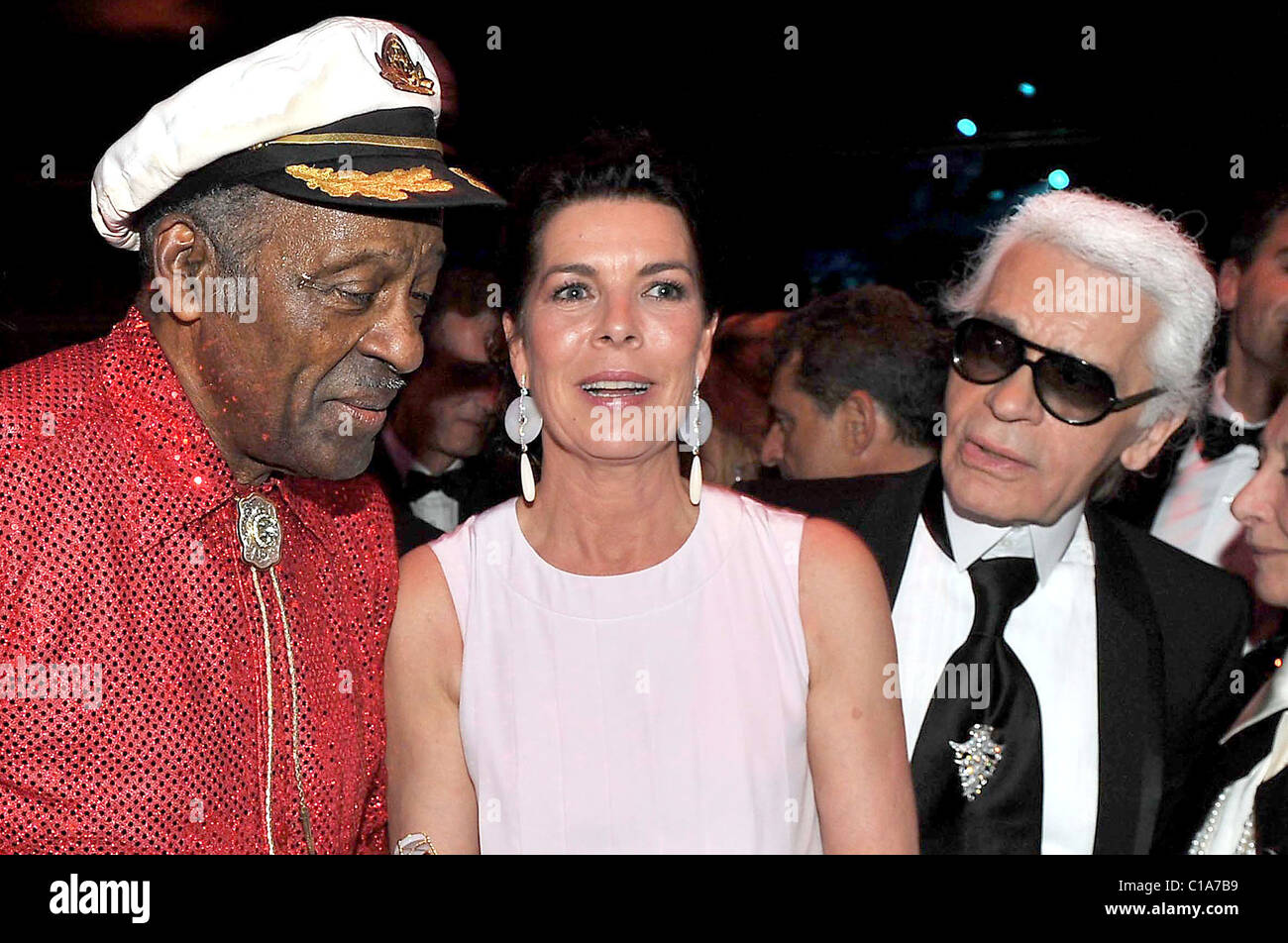 S.A.R. Princess Caroline of Hanover, Chuck Berry and Karl Lagerfeld ...
