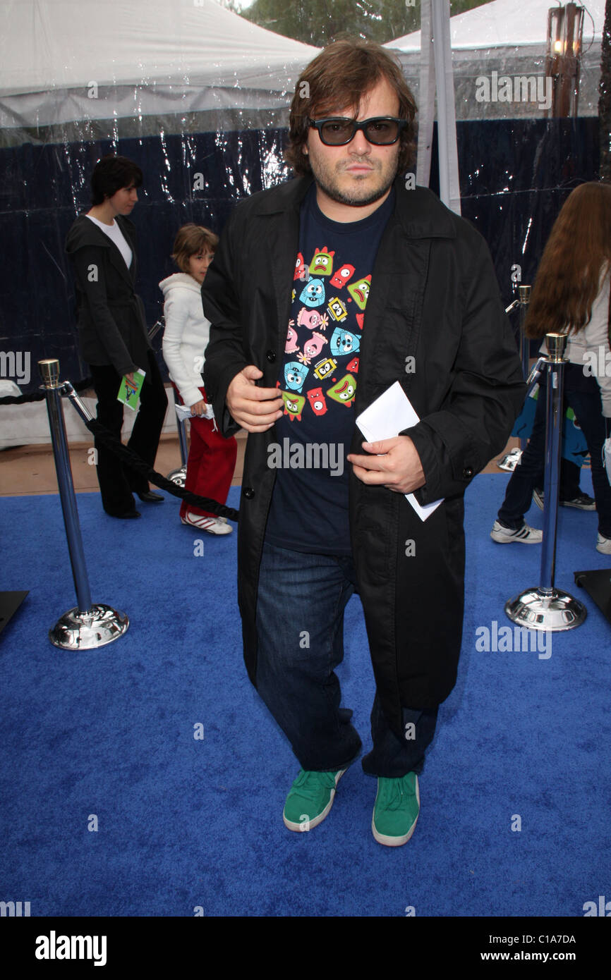 Jack Black Los Angeles premiere Monsters Vs Aliens held at the Gibson ...