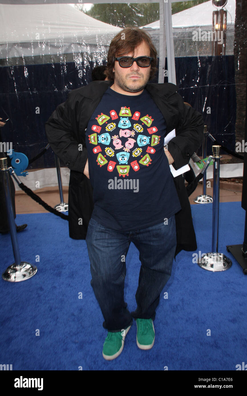 Jack Black Los Angeles premiere Monsters Vs Aliens held at the Gibson ...