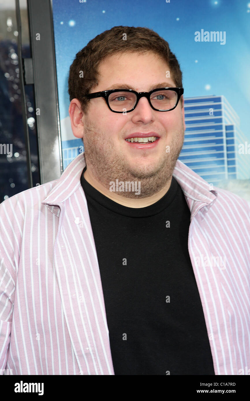 Jonah Hill Los Angeles premiere Monsters Vs Aliens held at the Gibson ...