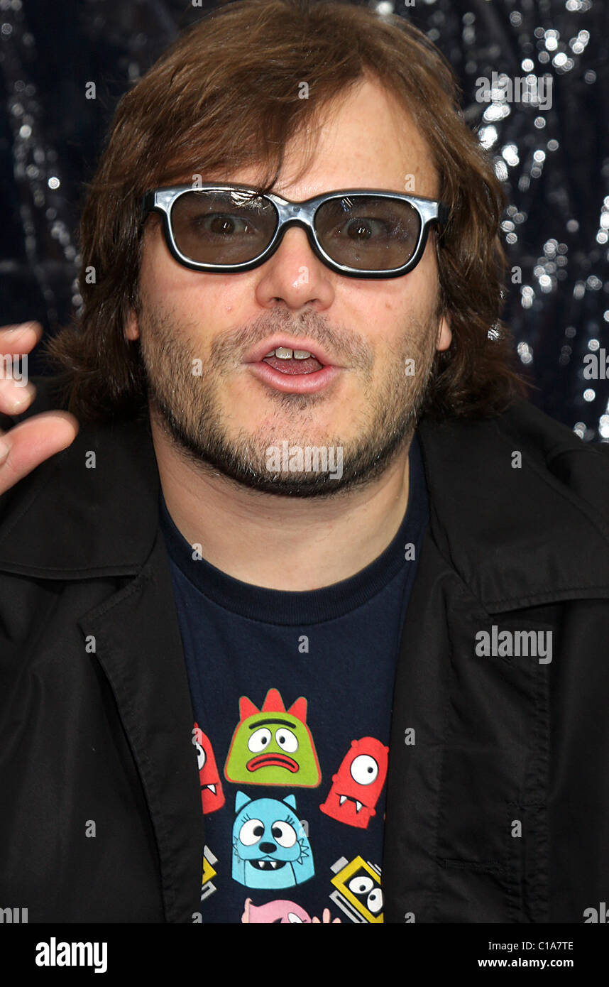 Jack Black Los Angeles premiere Monsters Vs Aliens held at the Gibson ...