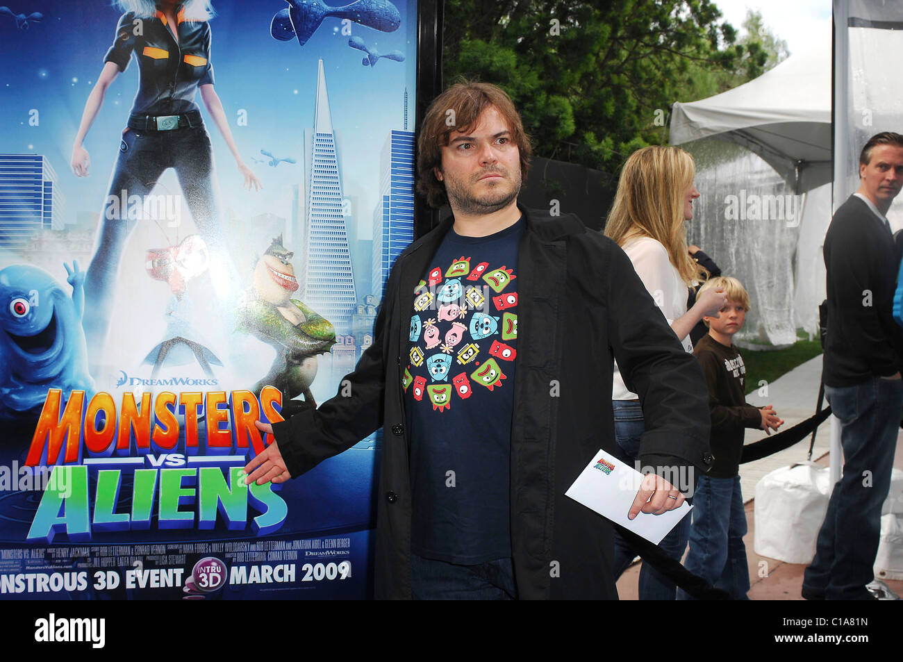 Jack Black, Los Angeles premiere Monsters Vs Aliens held at the Gibson ...