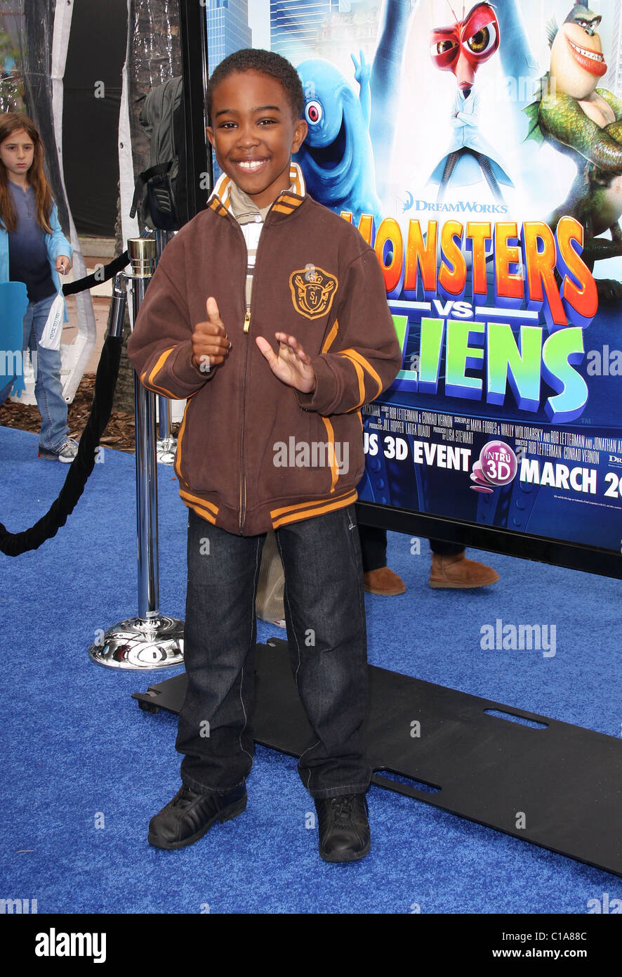 Khamani Griffin, Los Angeles premiere Monsters Vs Aliens held at the ...
